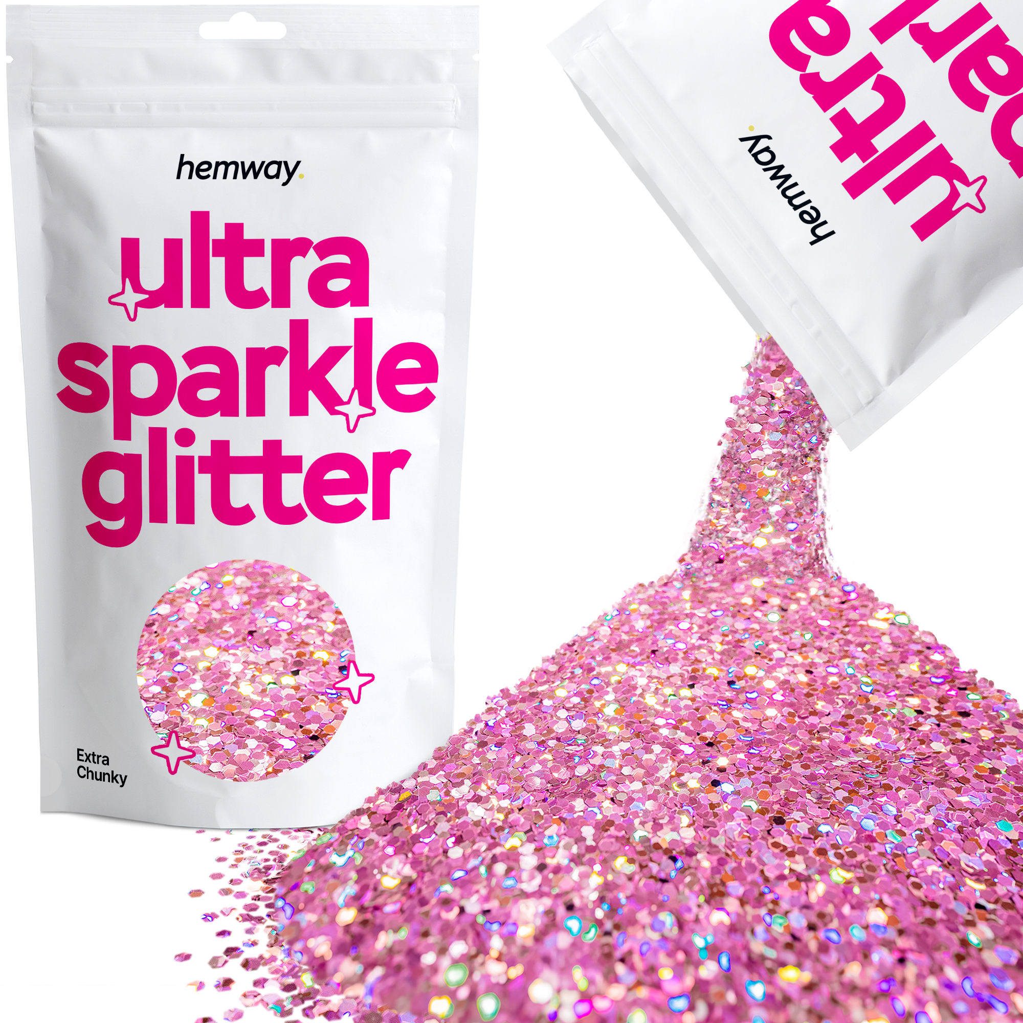 Cosmetic Glitter Extra Chunky Nail Face Body Holographic Iridescent ...